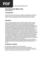 The Tale of Melon City Summary | PDF | Classics