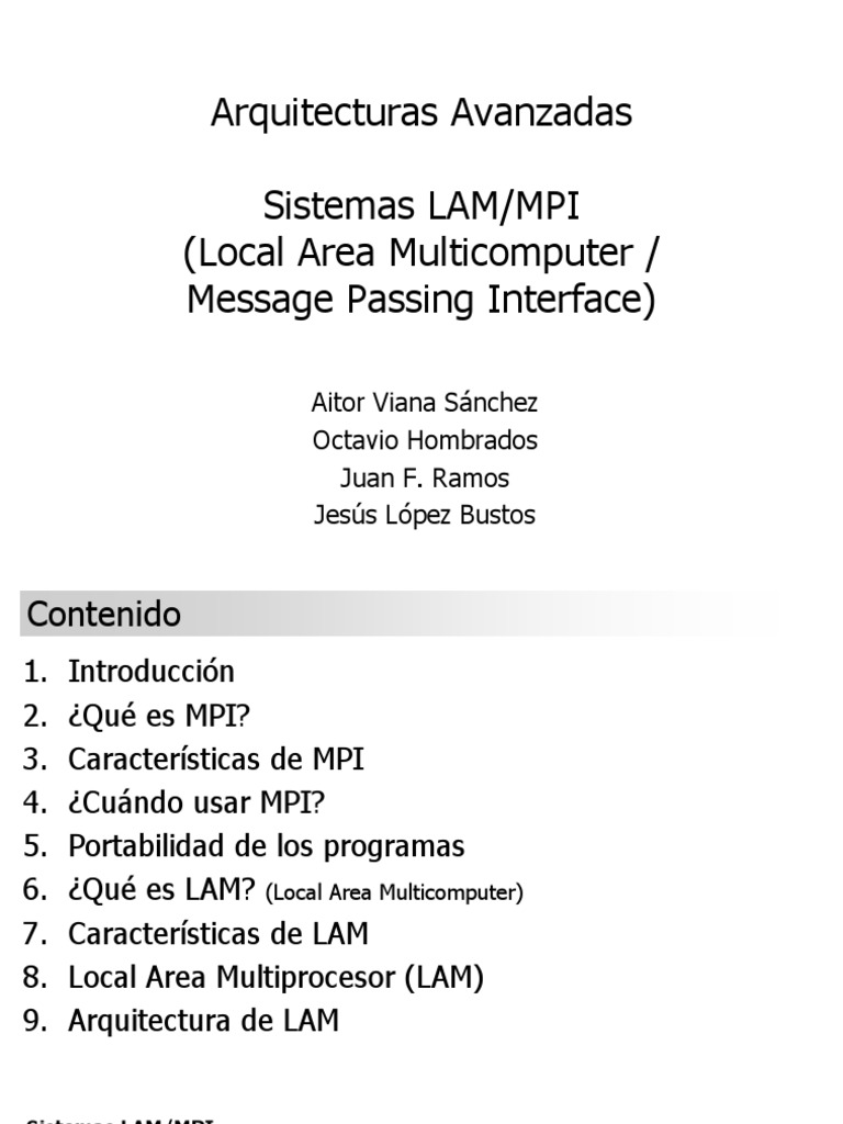 Mpi | PDF | Informática