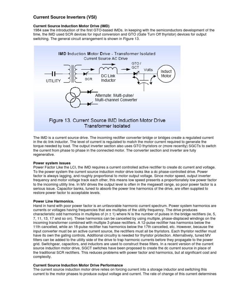 Current Source Inverter Current Source Inverter (CSI) Power Converters