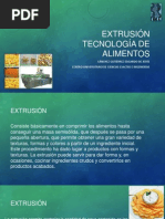 Proceso de Extrusión en Alimentos | PDF | Extrusión | Cereales