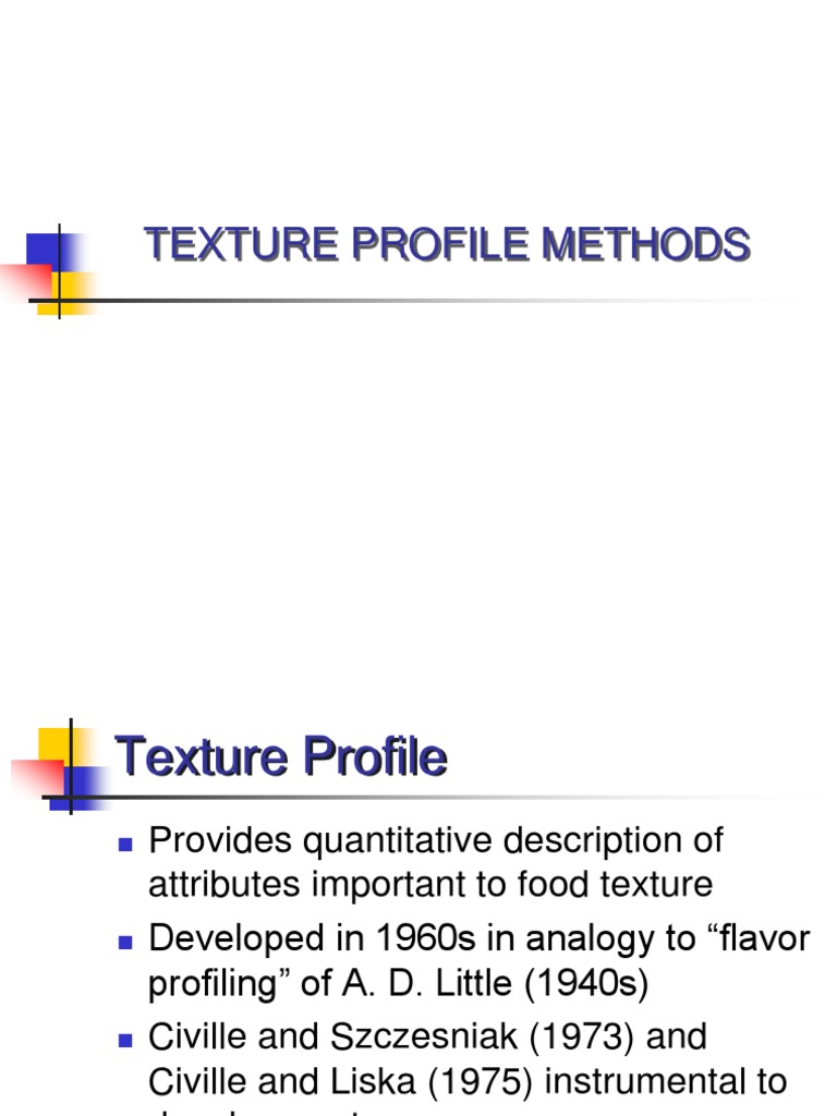 L15 Texture Profile Analysis | PDF | Somatosensory System | Candy