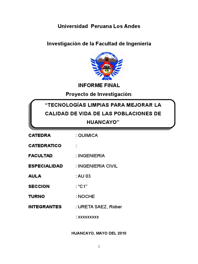 Proyecto Contaminacion DL Agua | PDF | Las bacterias | Agua