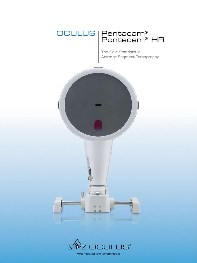 Brochure Occular Pentacam | PDF | Cornea | Lens (Optics)