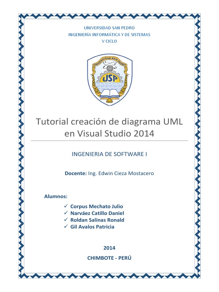 Tutorial Diagrama UML en Visual Studio 2012 | PDF | Caso de uso | Lenguaje de modelado unificado