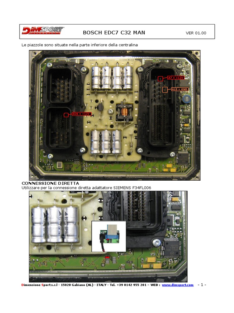 Bosch Edc7c32 Man 1040 | PDF