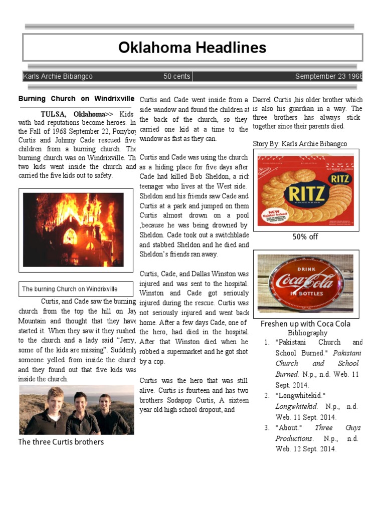 Heroes of the Windrixville Church Fire | PDF