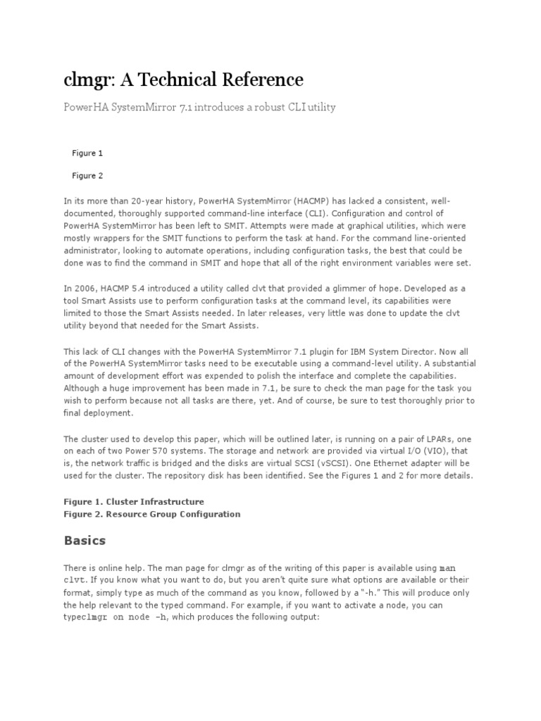 CLMGR | PDF | Command Line Interface | Computer Cluster