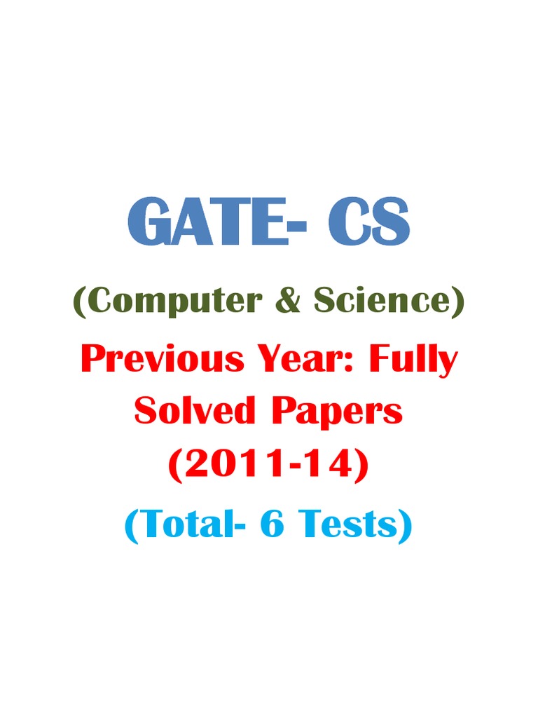 GATE-CS-Final 2011 - 2014 | PDF | Thread (Computing) | Hypertext Transfer Protocol