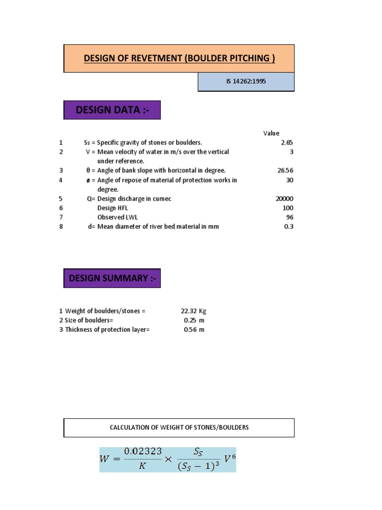 Boulder Pitching | PDF | Science & Mathematics