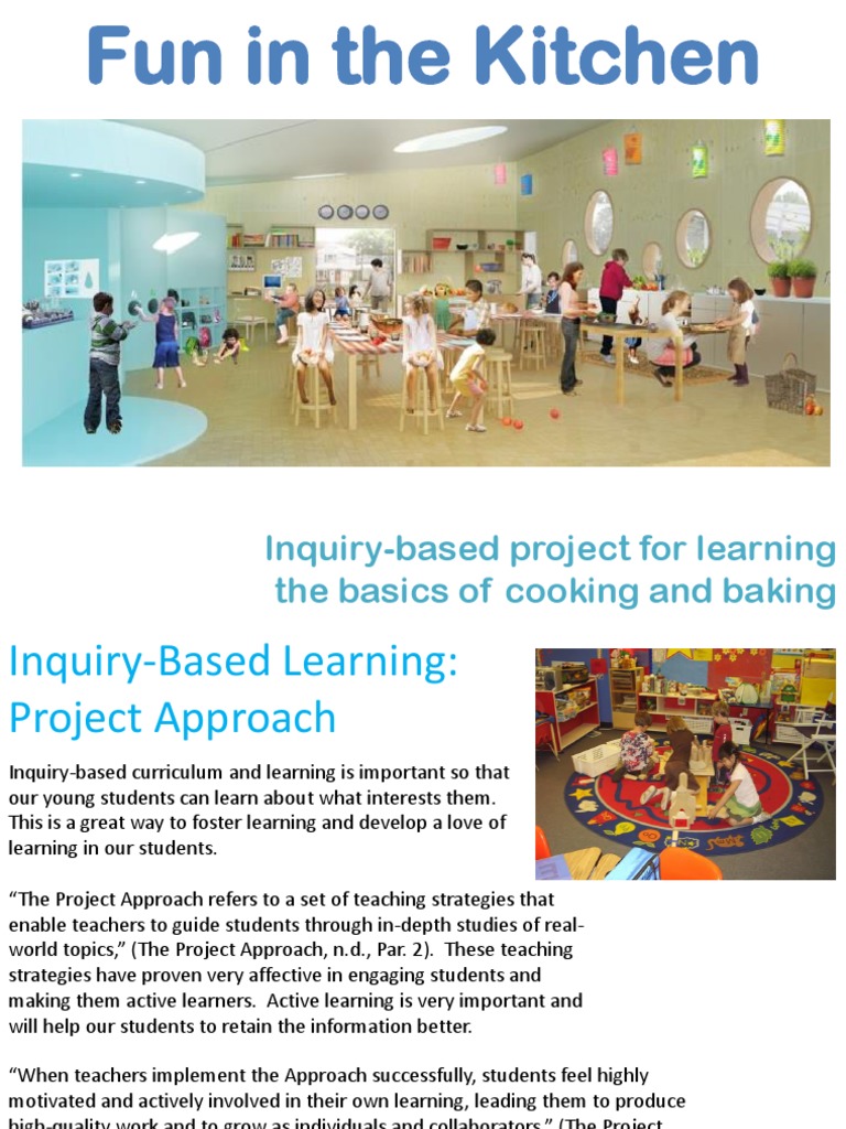 Kitchen Basics (Cooking-Baking) Project | PDF | Inquiry Based Learning ...