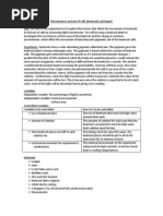 A Level Biology A (SNAB) Core Practical 3 - Beetroot Membane | PDF | Water