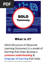 SOLO Framework | PDF | Understanding | Concept