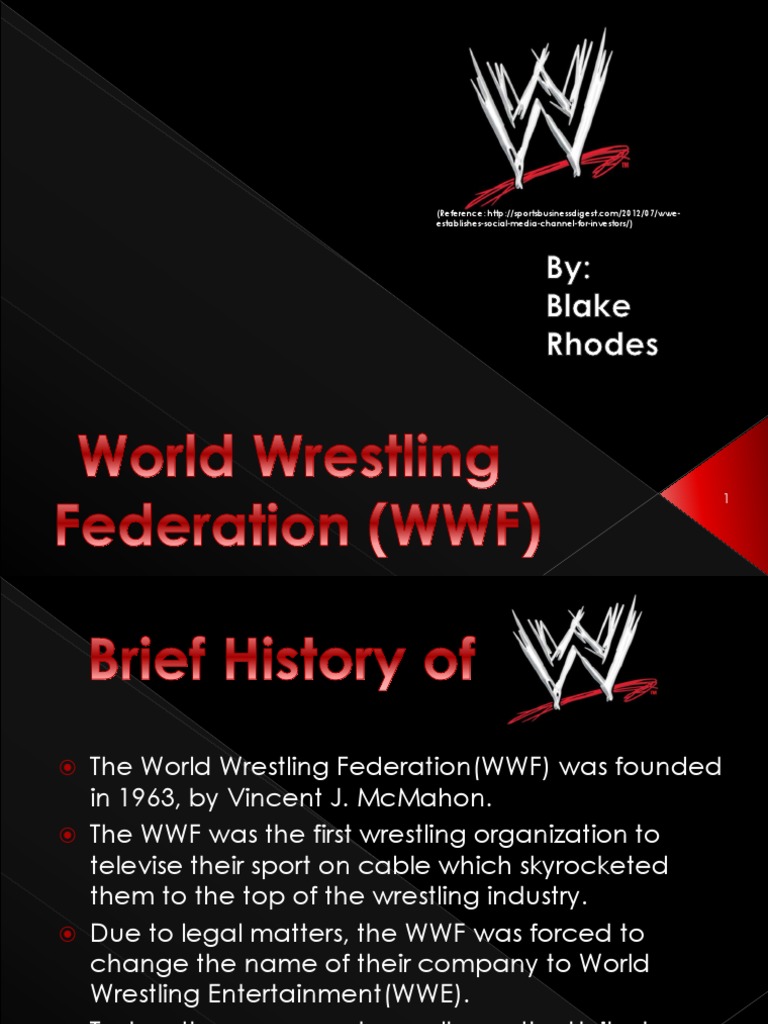 WWF Powerpoint | PDF | Wwe | Professional Wrestling