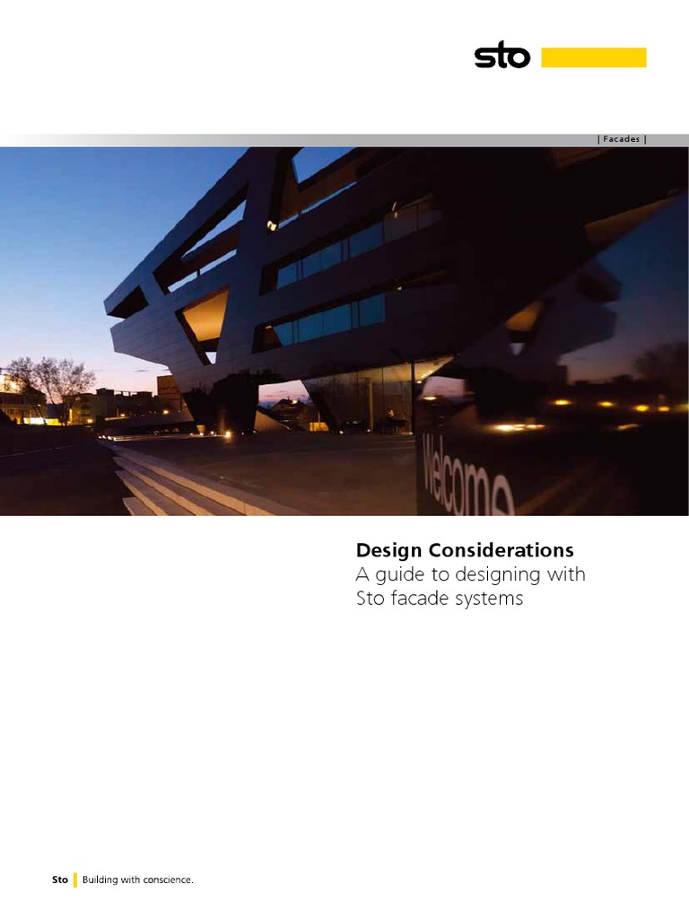 Sto Design Considerations Brochure | PDF | Framing (Construction ...