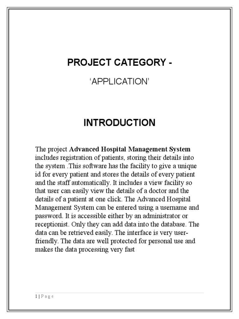 HMS Project Proposal | PDF | User (Computing) | Computer Hardware