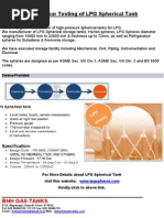LPG Storage: Spheres vs. Cylindrical Bullets | PDF | Liquefied ...