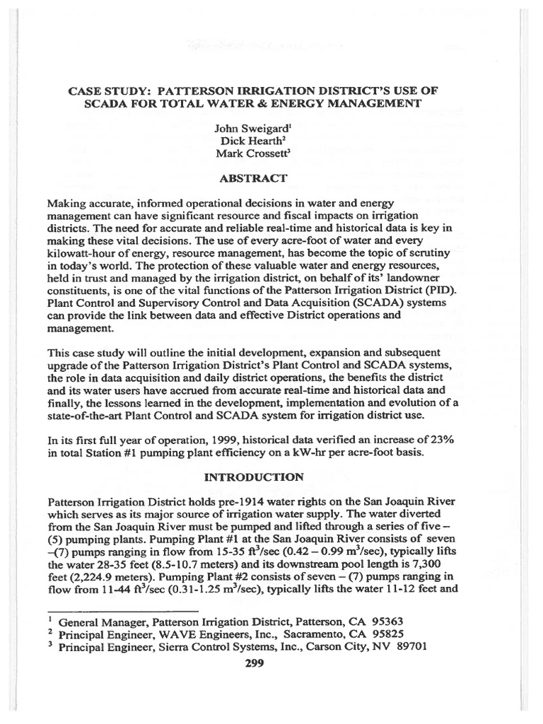 Case Study Scada Control System | PDF | Scada | Programmable Logic ...