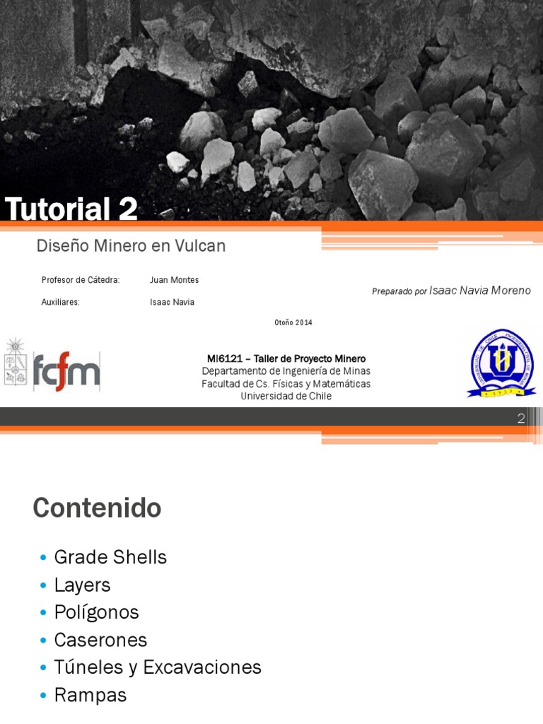 Tutorial Vulcan para Ingeniería Minera | PDF | Hogar, jardinería y ...