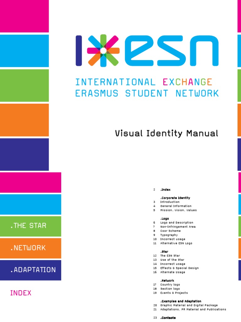 ESN Visual Identity Manual | Logos | Rgb Color Model