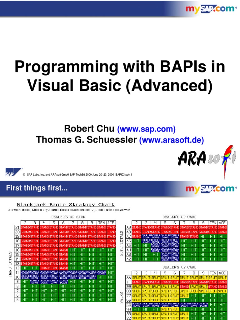 Programming With BAPIs in Visual Basic | PDF | Software Engineering | Computer Programming