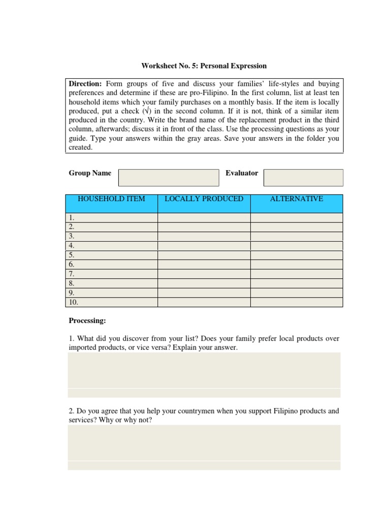 The New Yorker in Tondo - Worksheet No. 5 | PDF | Career & Growth
