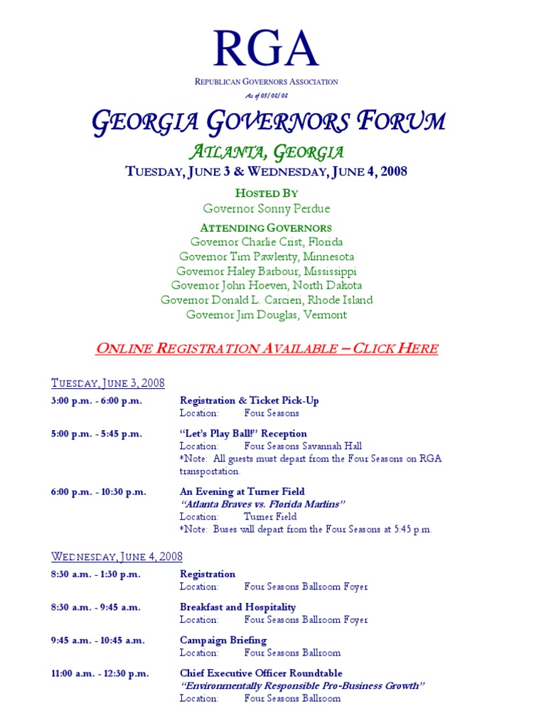 2008 Atlanta Fact Sheet | PDF | Atlanta | Georgia (U.S. State)