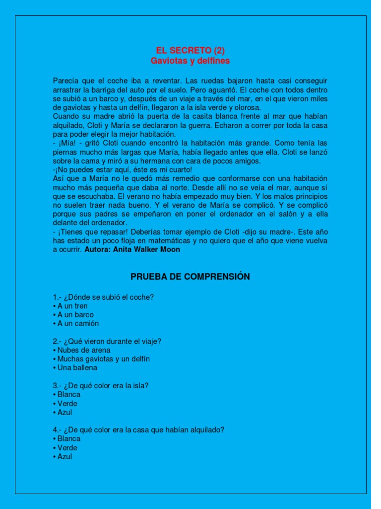Actividad 5 EL SECRETO | PDF