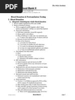 Blood Component Preparation Flowchart | PDF | Blood Plasma | Hematology