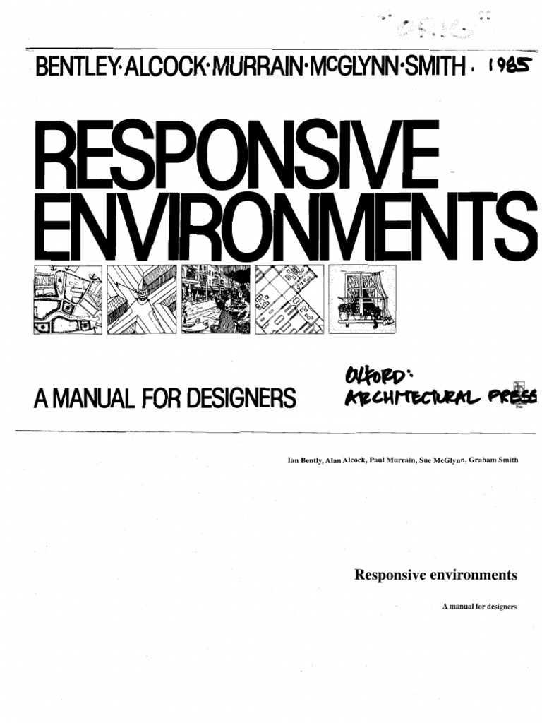 Responsive Environment by Ian Bentley