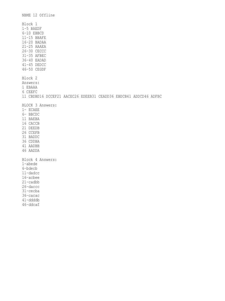 Answers To Stepprep's Nbme 12 | PDF