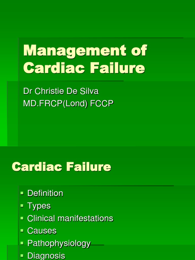 A Comprehensive Review of Heart Failure: Definition, Types, Clinical ...