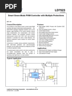 LD 7575 | PDF | Mosfet | Field Effect Transistor