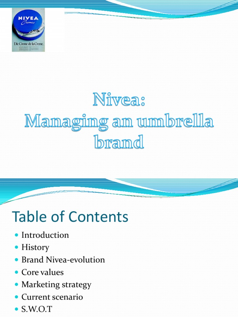 Nivea: Global Branding Strategy | PDF | Brand | Cosmetics