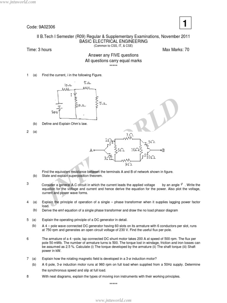 3 Basic Electrical Engineering | PDF | Series And Parallel Circuits ...