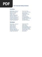 Holiday Preference List 2024 | PDF