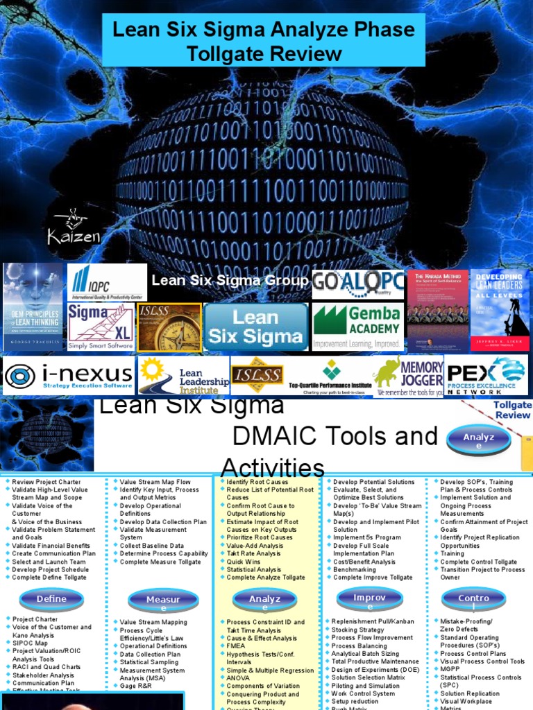 Analyze Phase - Lean Six Sigma Tollgate Template | PDF | Six Sigma ...