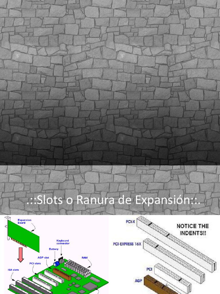 Slots o Ranura de Expansión | PDF | Ingeniería Informática ...