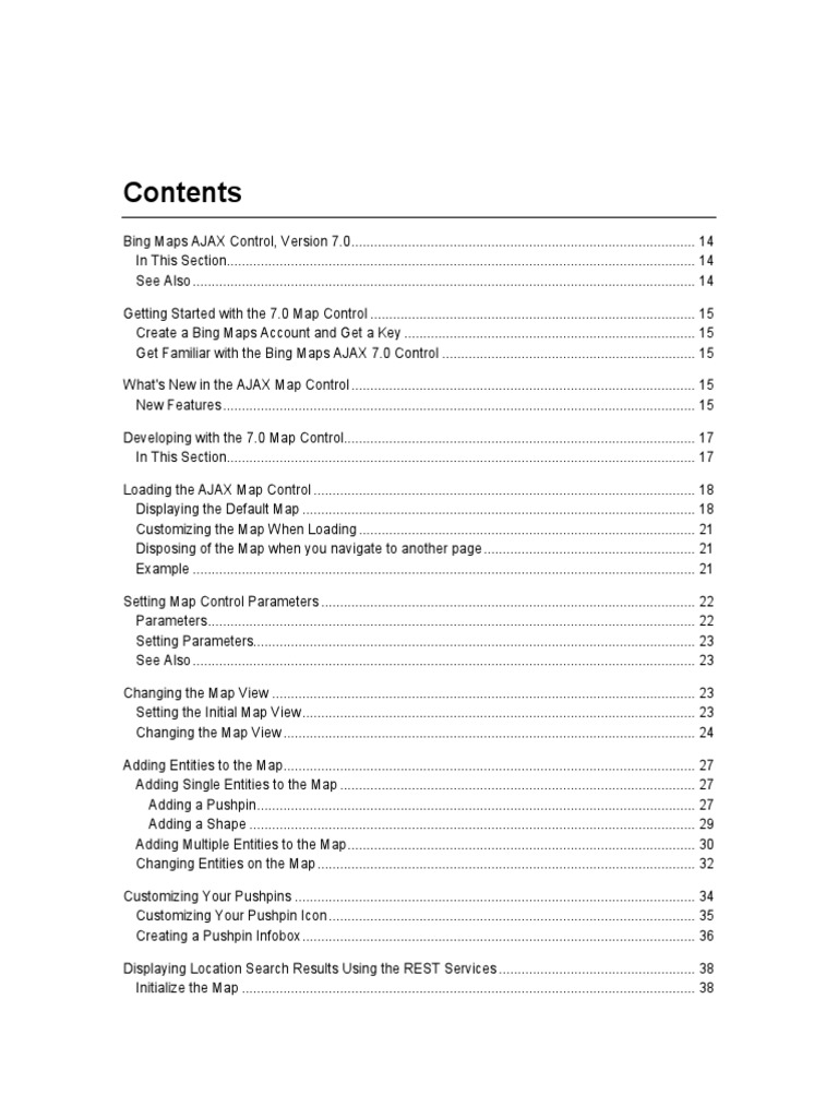 Bing Maps Ajax Controls DK 70 | PDF | Method (Computer Programming) | Constructor (Object ...