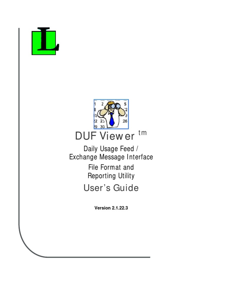 DUF Viewer | PDF | File Format | Comma Separated Values