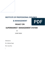 Supermarket Management System Final Project | PDF | Sales | Databases