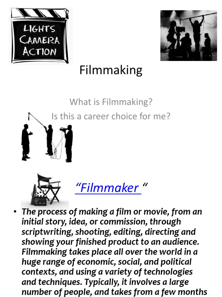 Filmmaking: A Guide to the 5 Stages of Film Production | PDF ...