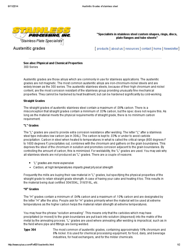 Stainless Steel | PDF | Stainless Steel | Steel