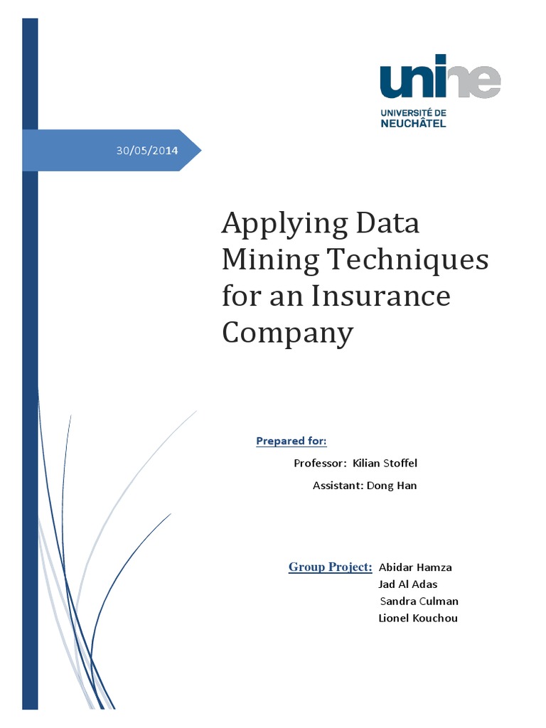 Final Report Data Mining | PDF | Insurance | Statistical Classification