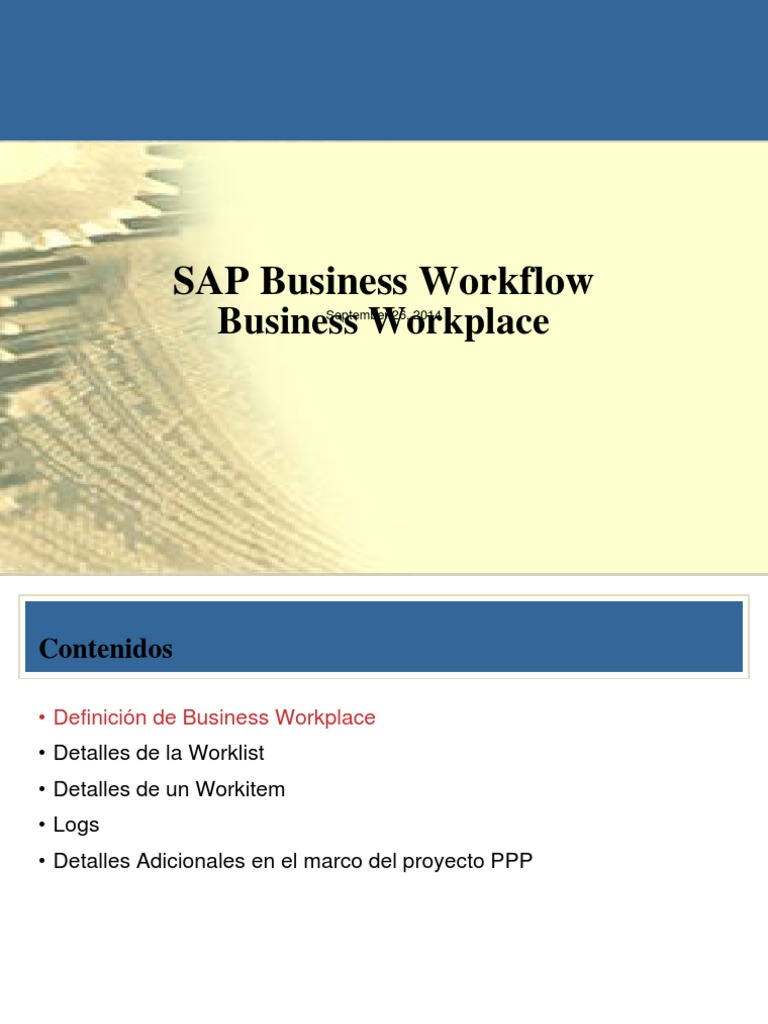 Workflow SAP - Business Workplace | Descargar gratis PDF | Correo ...