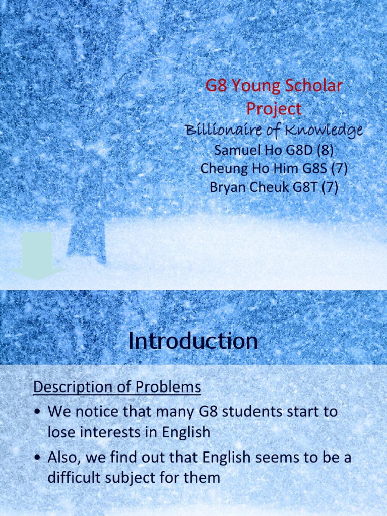 g8 Ysp Gp5 Presentation (Ammended) 1 | PDF | English Language | Reading ...