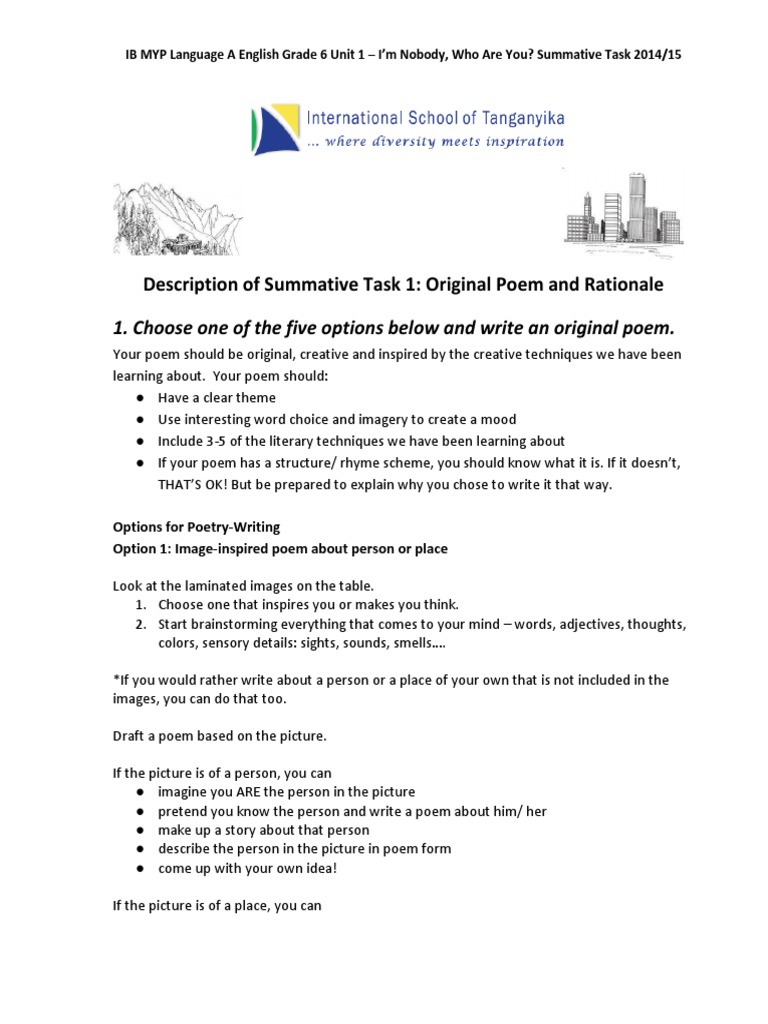 Year 6 Poetry Unit: Create Your Poem | PDF | Rhyme | Poetry
