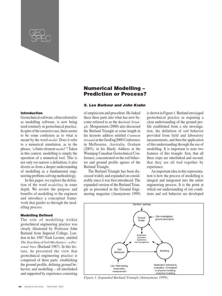Numerical Modelling - Prediction or Process | PDF | Conceptual Model | Occam's Razor
