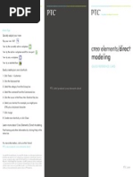 Creo Parametric Quick Reference Cards | PDF | Control Key | Keyboard ...