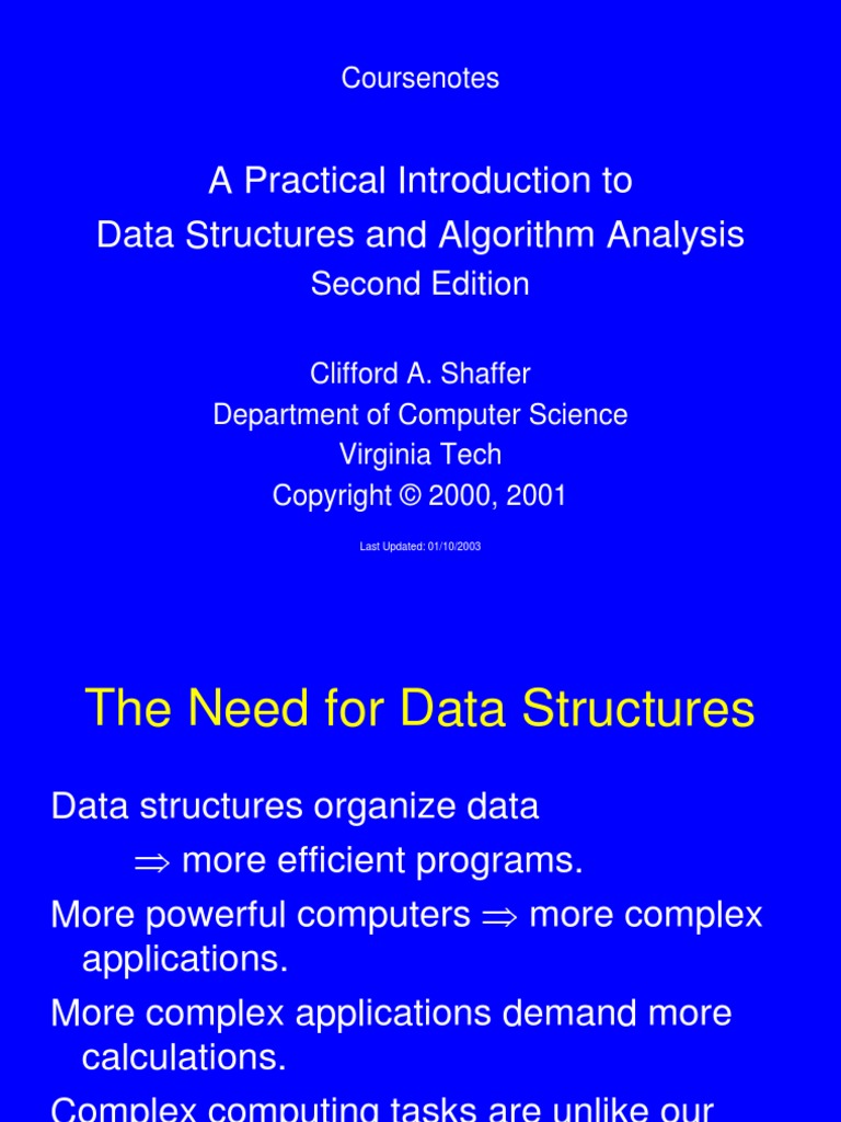 A Practical Introduction To Data Structures And Algorithm Analysis Pdf Algorithms Function