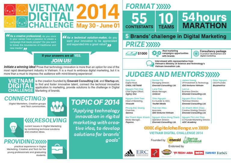 Vietnam Digital Challenge 2014 Overview | PDF | Art